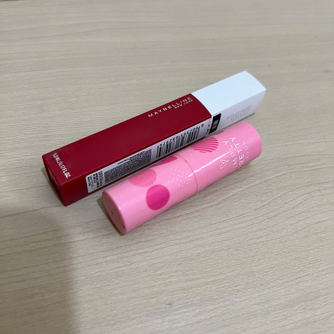 TAKE ALL 2 - MAYBELLINE Superstay Matte Ink (Pioneer) and AVON Simply ...