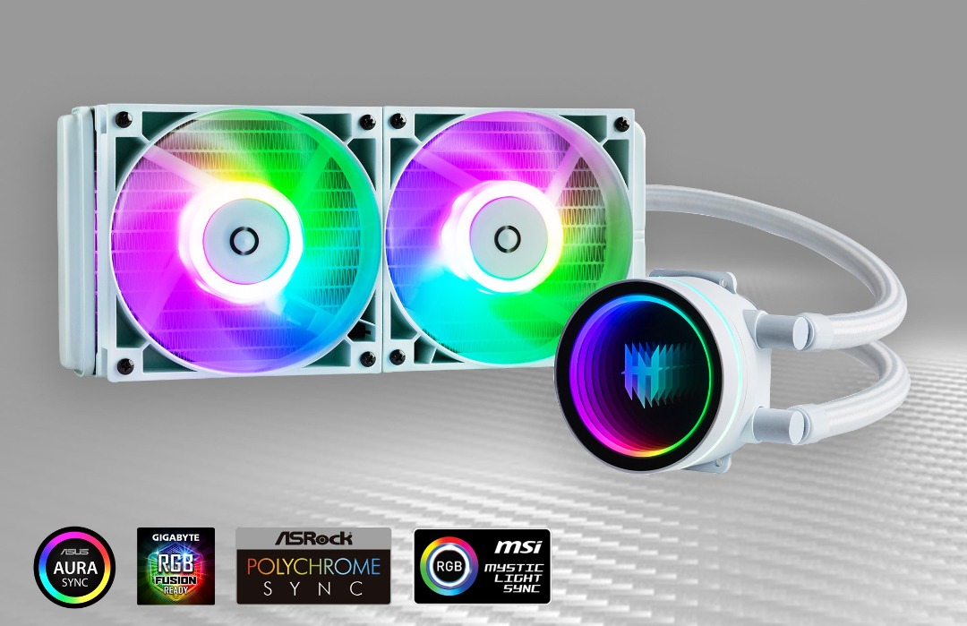 TECWARE MIRAGE ARGB 240 AIO CPU LIQUID COOLER, Computers & Tech, Parts ...
