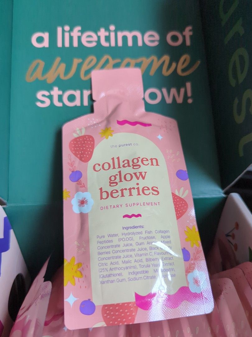 the purest co.'s collagen glow berries that's all the craze!, Health ...
