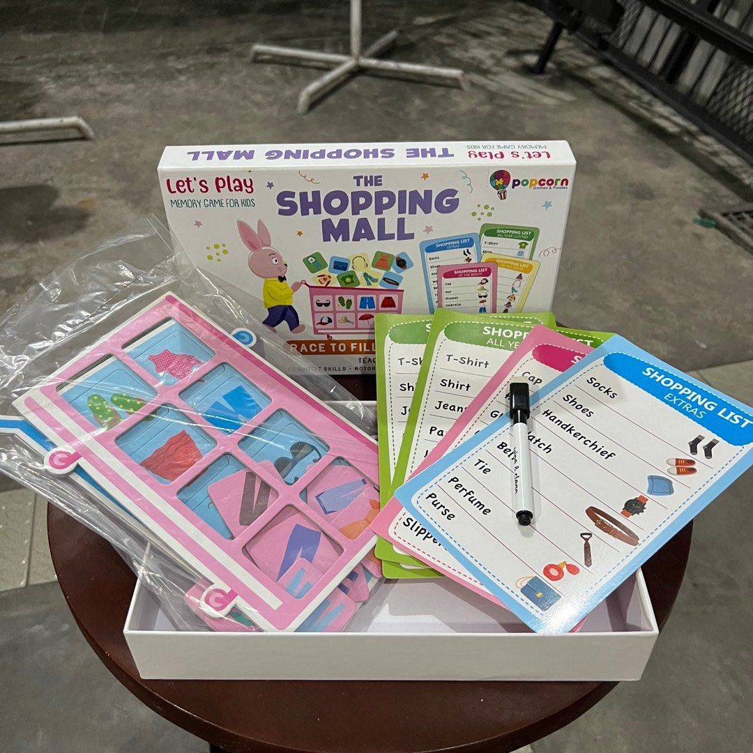 The Shopping Mall Memory Game for Kids, Hobbies & Toys, Toys & Games on ...