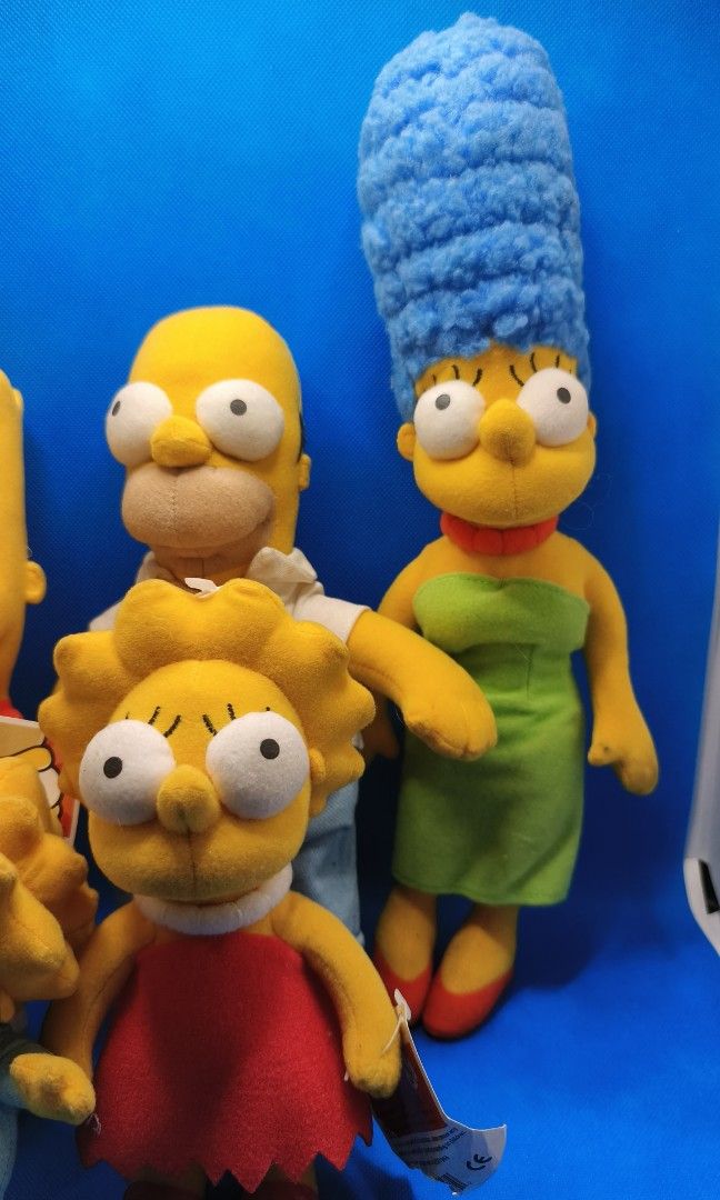 The Simpsons 25th anniversary plush set official merchandise, Hobbies ...