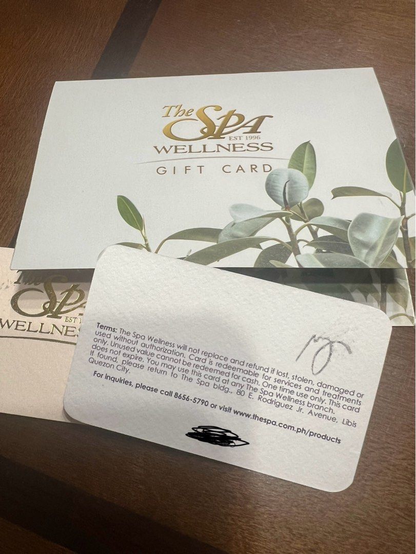 The Spa Wellness Card, Tickets & Vouchers, Vouchers on Carousell