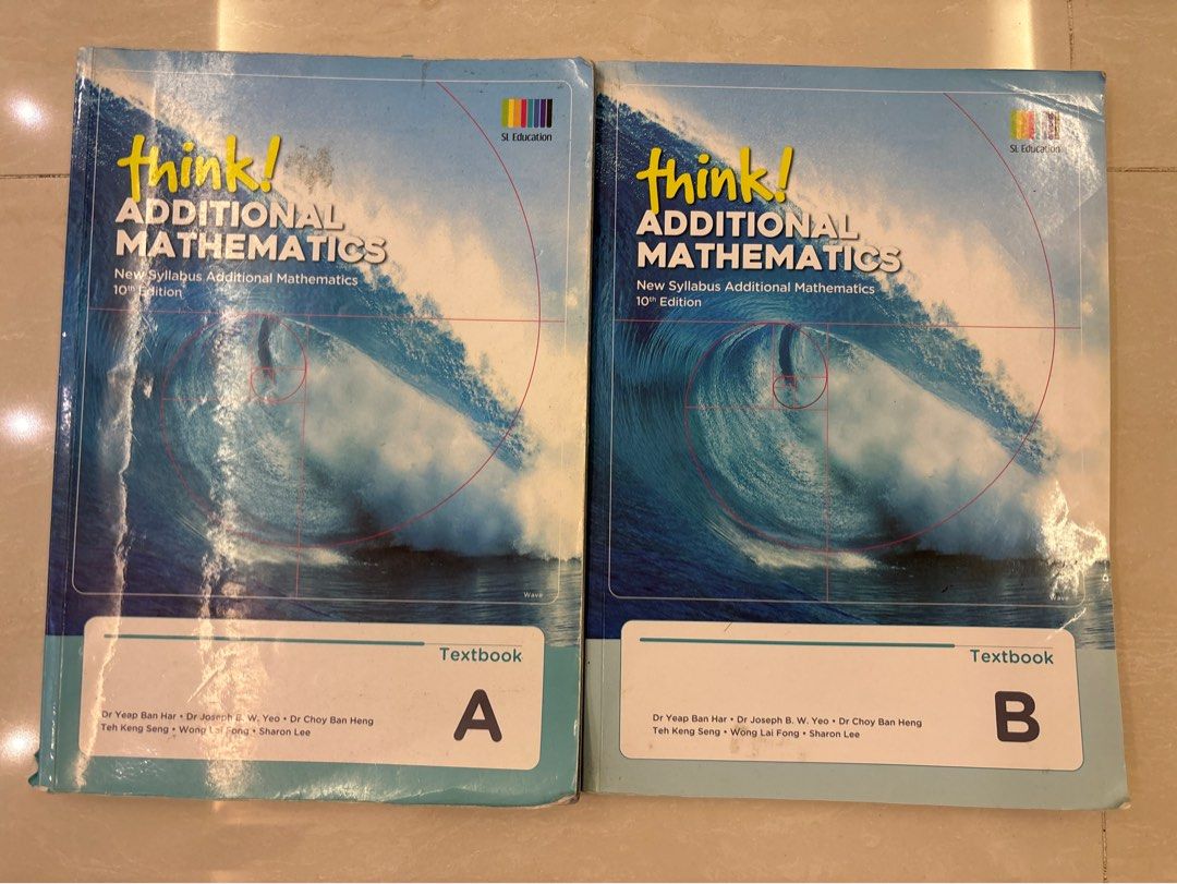 Think Additional Mathematics Textbook A and B, Hobbies & Toys, Books ...