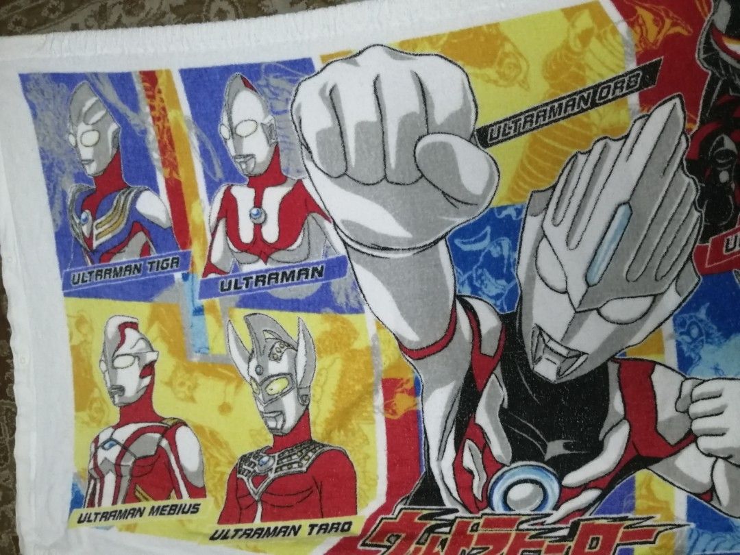 TOWEL ULTRAMAN RARE, Furniture & Home Living, Bedding & Towels on Carousell