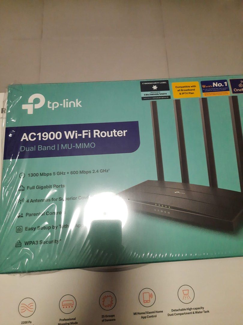 Tp link AC1900 wi-fi router, Computers & Tech, Parts & Accessories ...