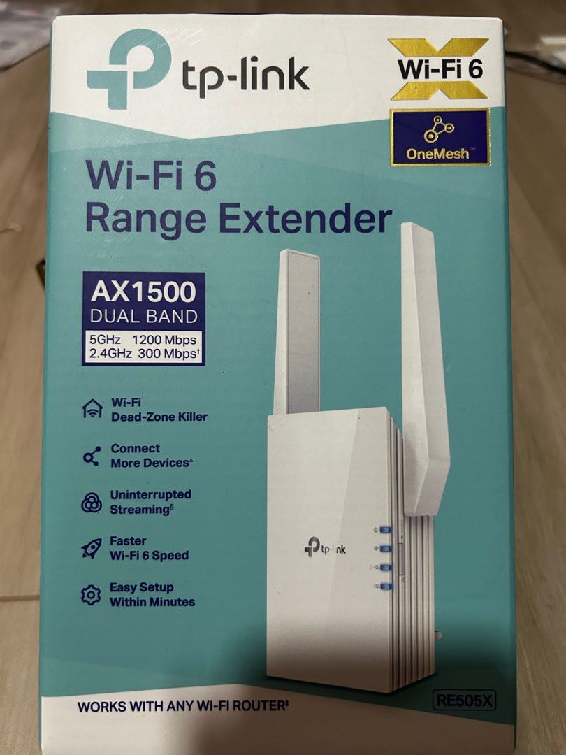 TP-LINK Wifi 6 Range Extender AX1500 Dual Band, Computers & Tech ...