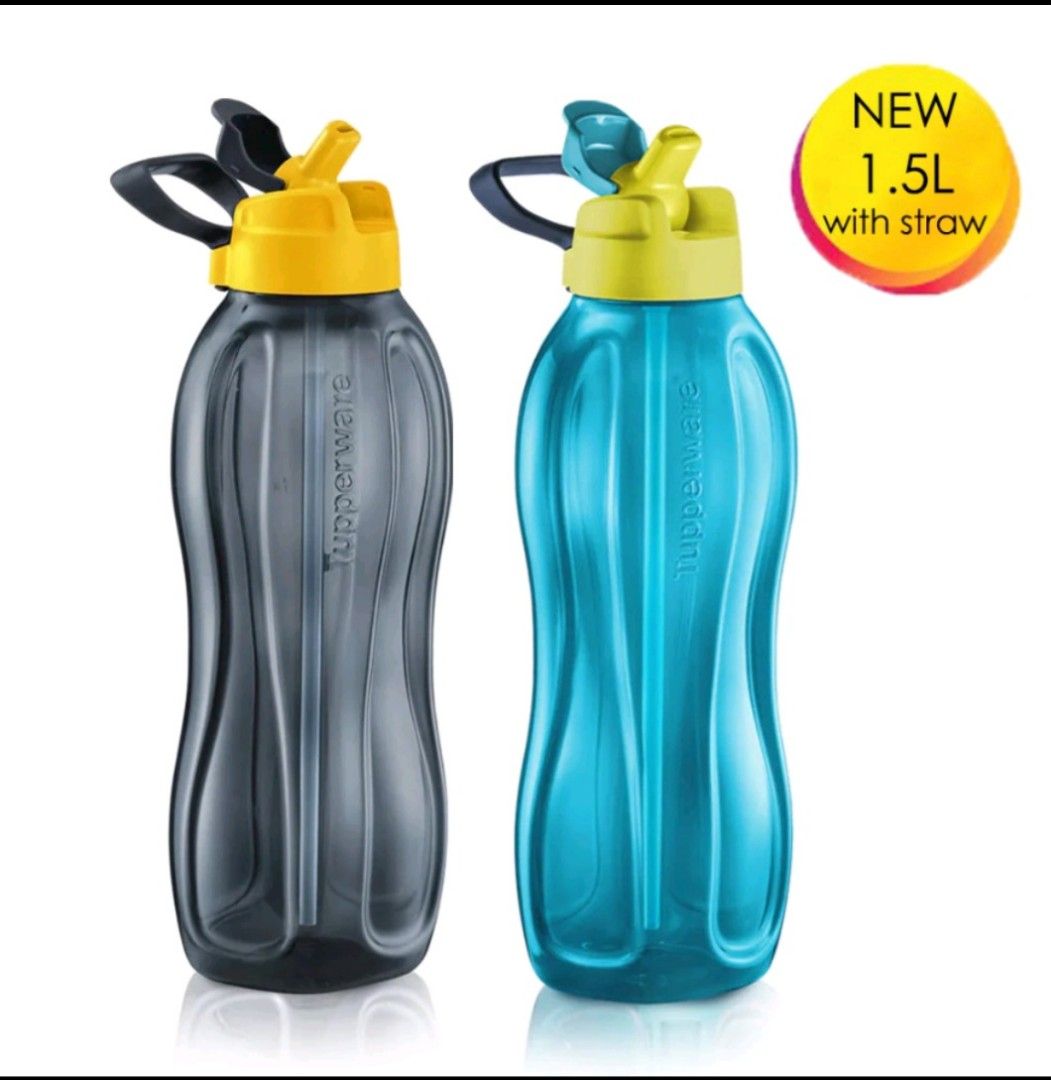 Tupperware Eco Bottle 1.5L (with or without straw) & 2L ($18.80 ...