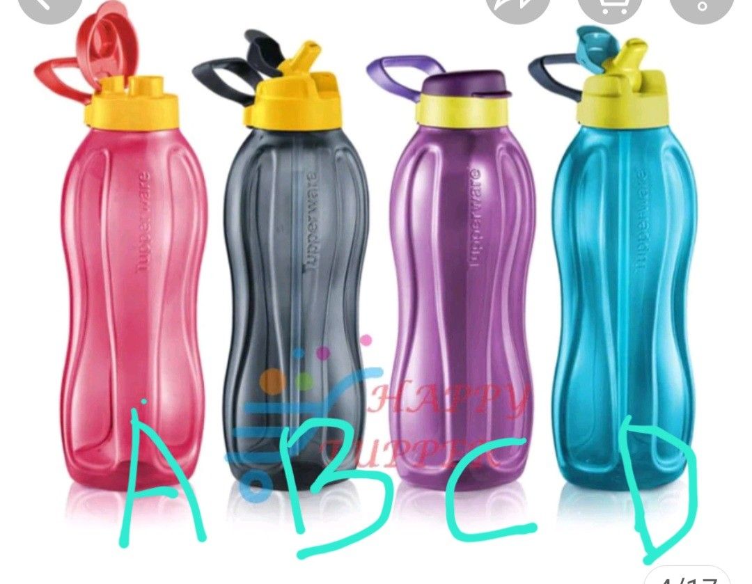 Tupperware Eco Bottle 1.5L (with or without straw) & 2L ($18.80 ...