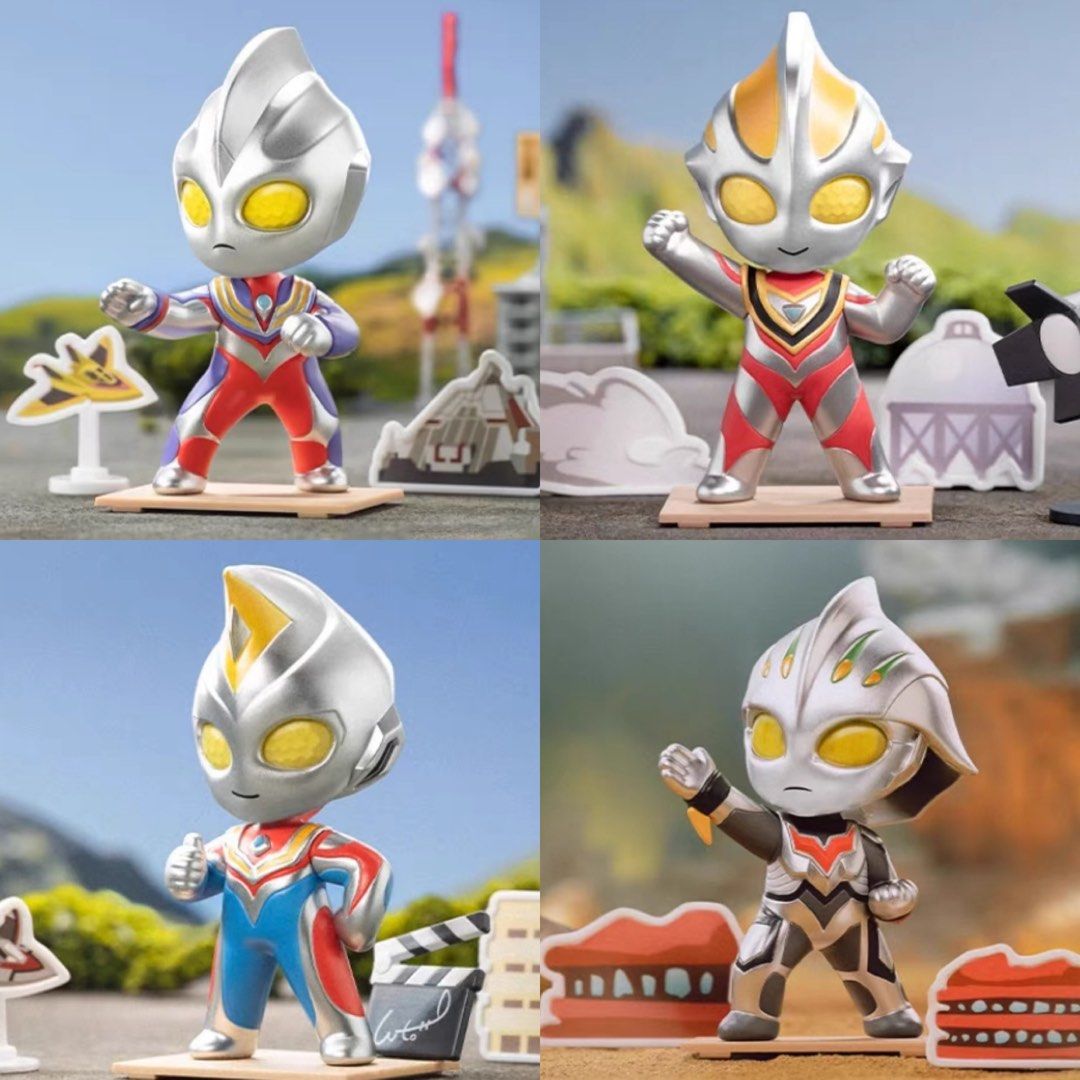 ULTRAMAN SHOOTING STUDIO POPMART / FULL SET / SINGLE BLIND BOX / ABLE ...