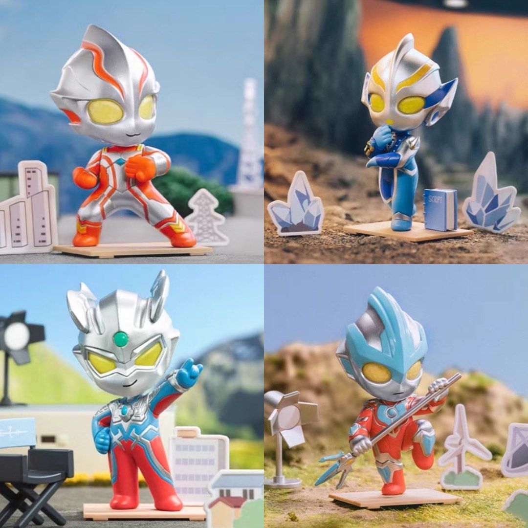 ULTRAMAN SHOOTING STUDIO POPMART / FULL SET / SINGLE BLIND BOX / ABLE ...