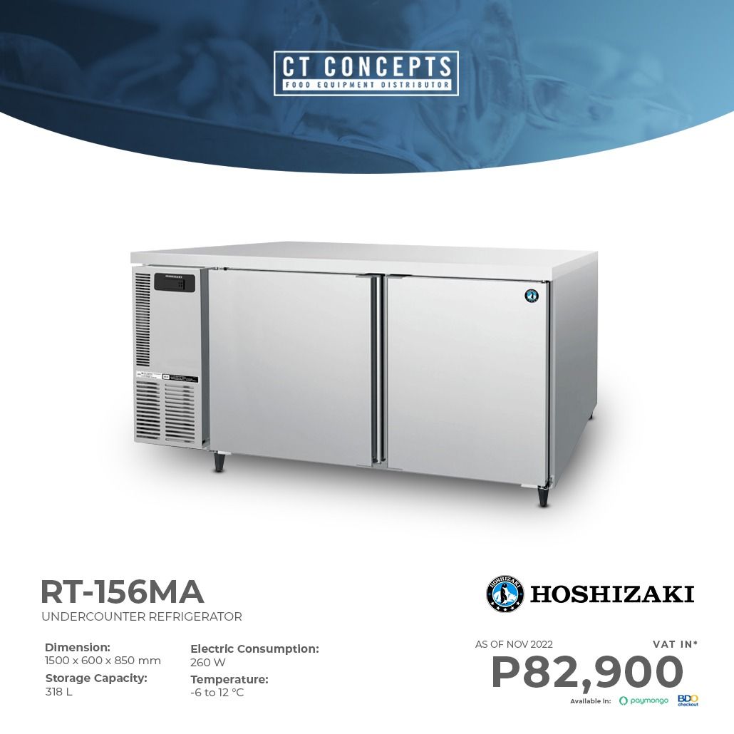 UNDERCOUNTER REFRIGERATOR RT-156MA, TV & Home Appliances, Kitchen ...