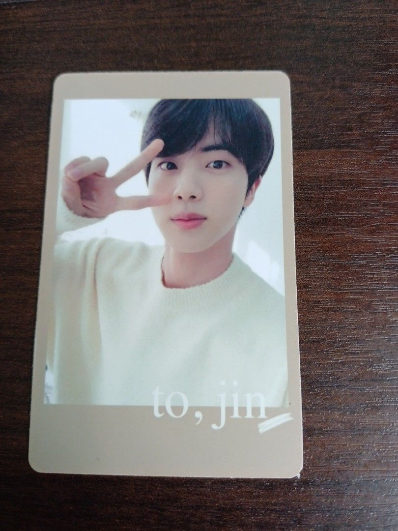 Unofficial BTS Jin Photocards, Hobbies & Toys, Memorabilia ...