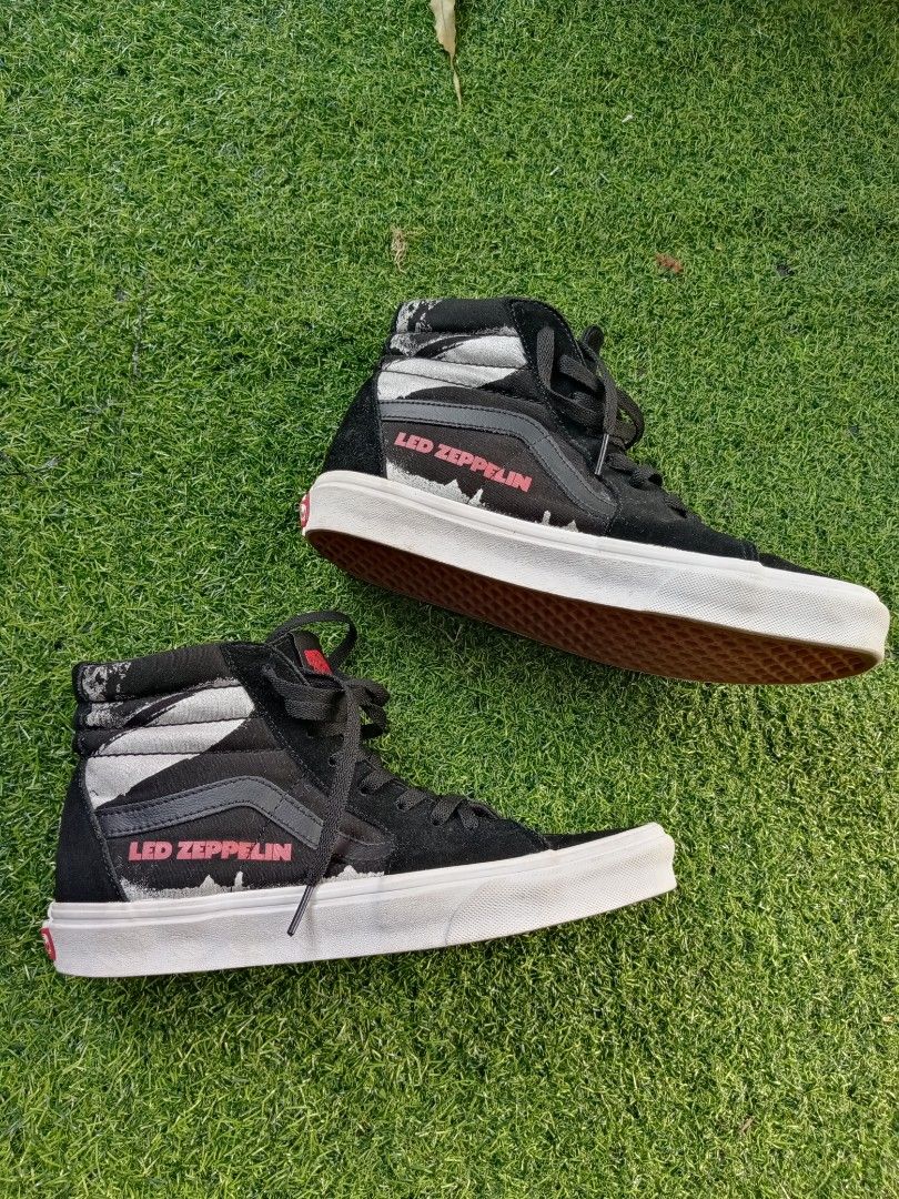 Vans Hi x Led ZEPPELIN, Men's Fashion, Footwear, Sneakers on Carousell