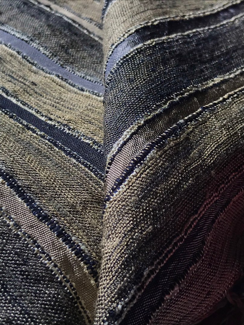 Vintage JIM THOMPSON Textured 100% Thai Silk Intricate Intarsia Elegant ...