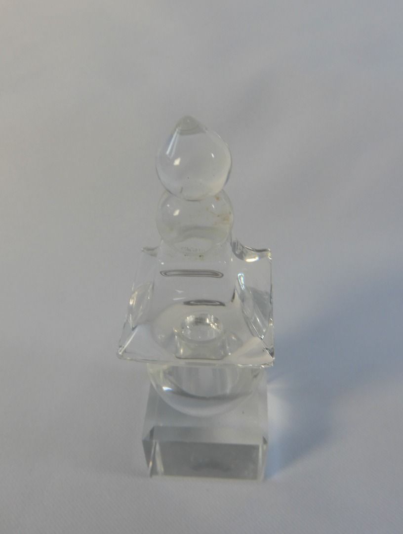 Vintage rock crystal "Five-element stupa 'Gorinto' miniature shrine 19 ...