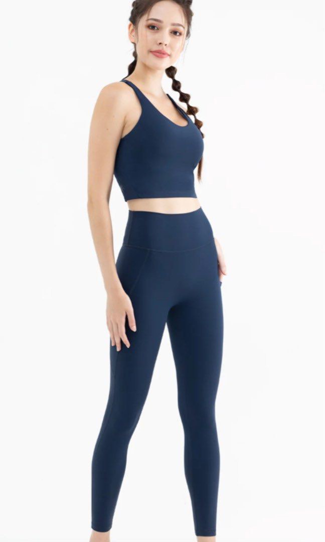 Vivre Active | Serenity Active Mesh Tights - Outer Space,, Women's Fashion, Activewear on Carousell
