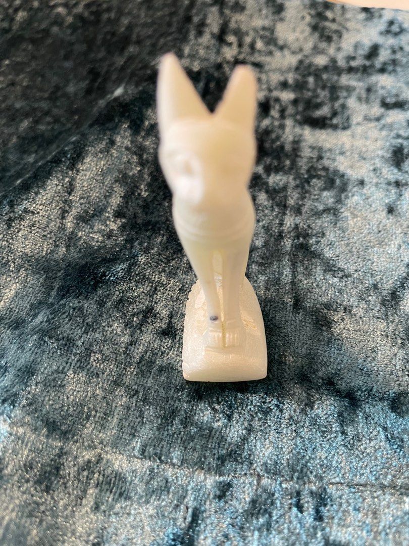 White Alabaster cat, Hobbies & Toys, Memorabilia & Collectibles ...