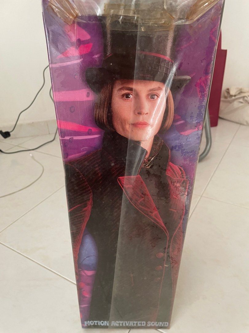 Willy Wonka 12 inch voice activated figure figurine toy, Hobbies & Toys ...