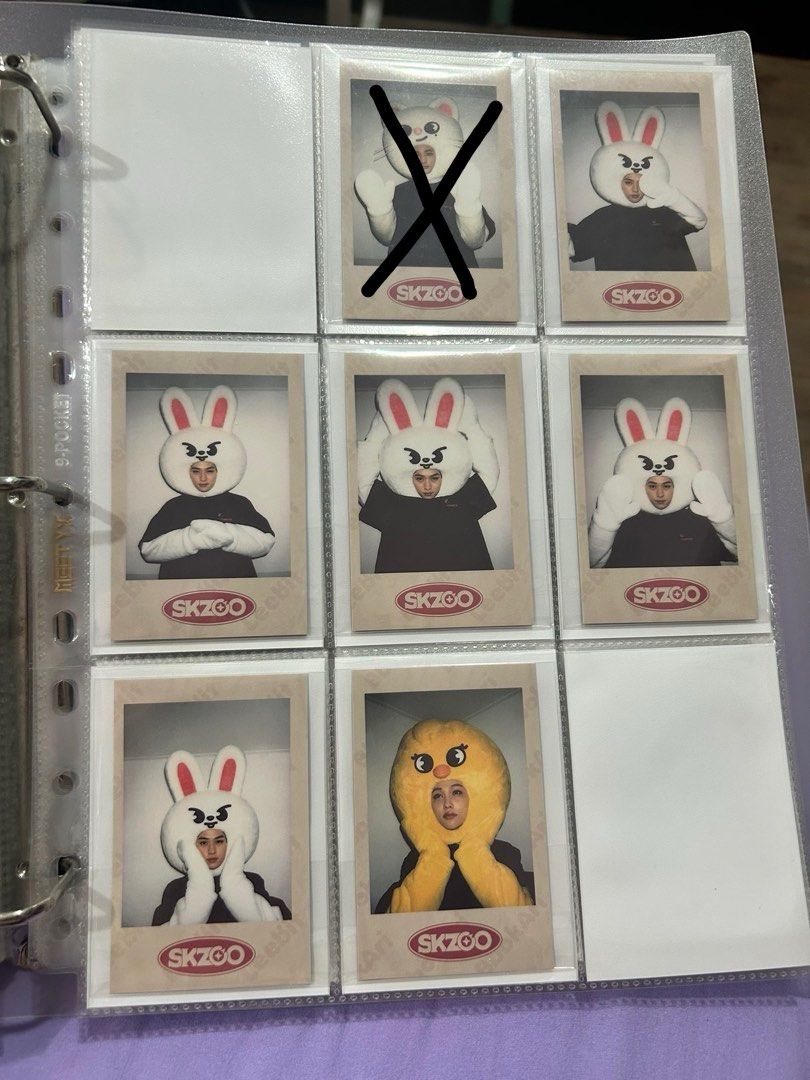 WTS Stray Kids SKZOO MD Polaroid POB (Lee know/Minho & Hyunjin/Felix ...