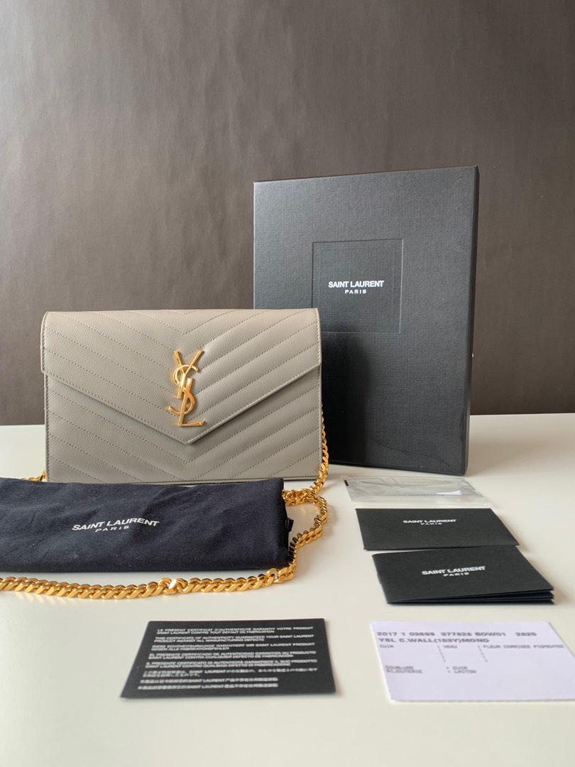 Yves Saint Laurent Envelope WOC Medium, Luxury, Bags & Wallets on Carousell