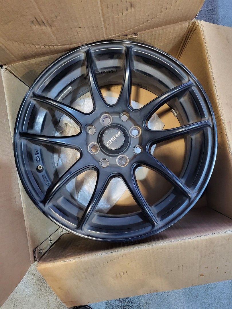 15" rim 4x100, Car Accessories, Accessories on Carousell