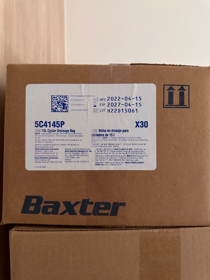 15L CYCLER DRAINAGE BAG, Health & Nutrition, Medical Supplies & Tools ...