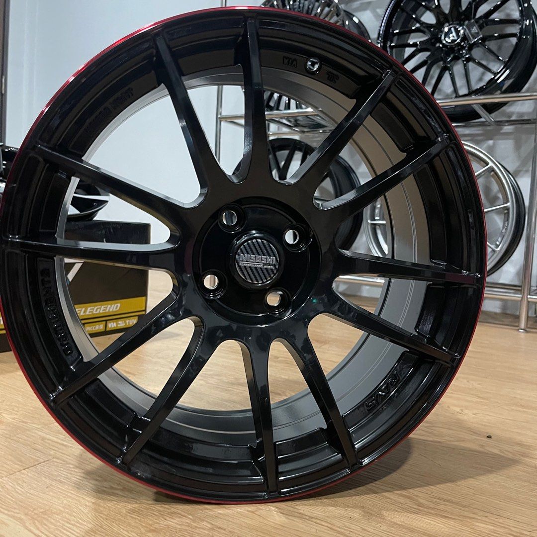 17” Rays Design Sport Rim 4x100 Honda Jazz Shuttle Toyota Raize Kia ...