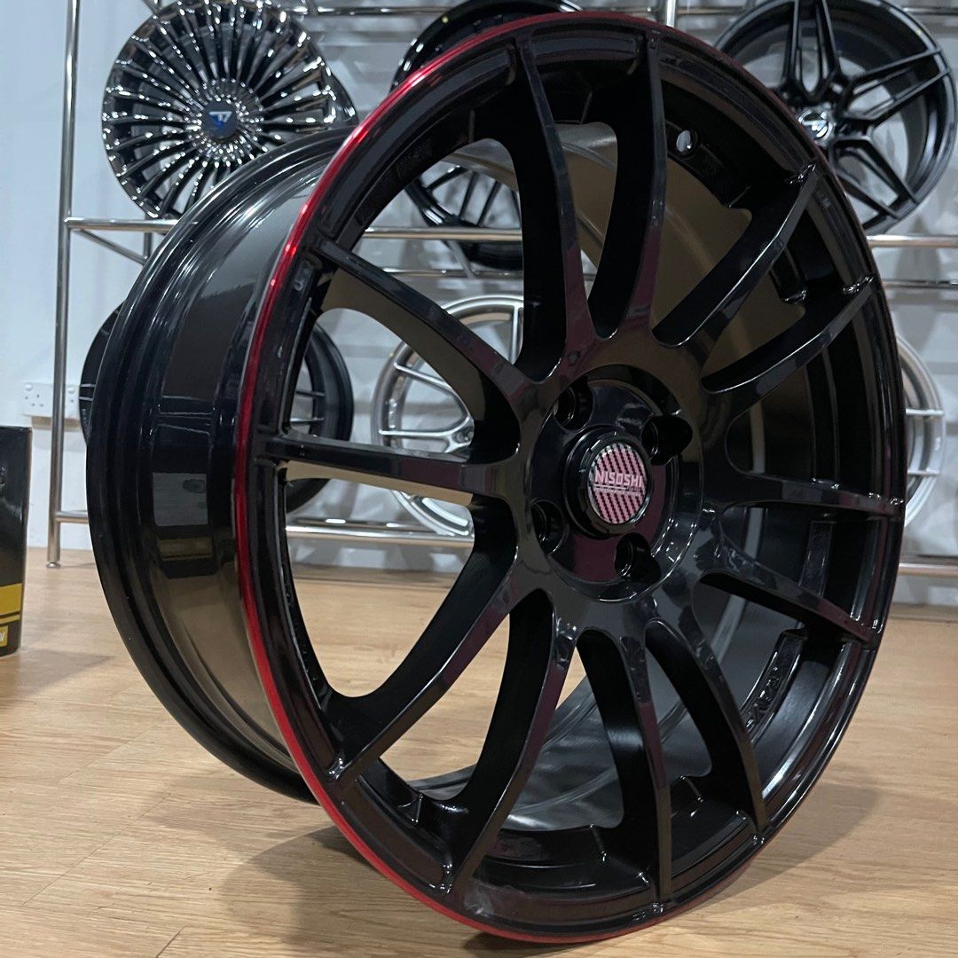 17” Rays Design Sport Rim 4x100 Honda Jazz Shuttle Toyota Raize Kia ...