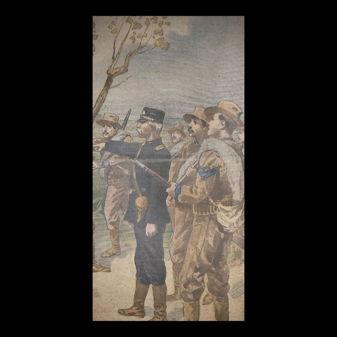 1901 La Guerre Aux Philippines L'Capture d'Aguinaldo || Watercolor of ...