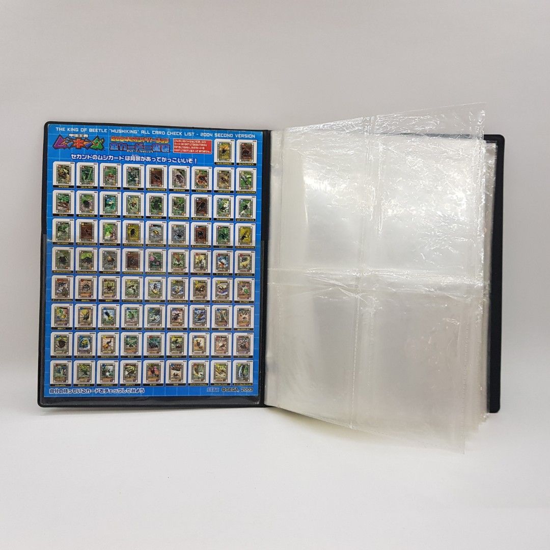 2004 Mushiking King of Beetles 2nd Second Version official binder album ...