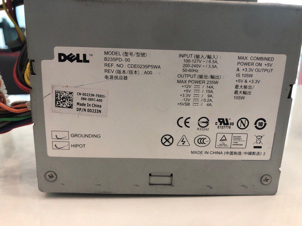 2 Dell PSU's, Computers & Tech, Desktops on Carousell