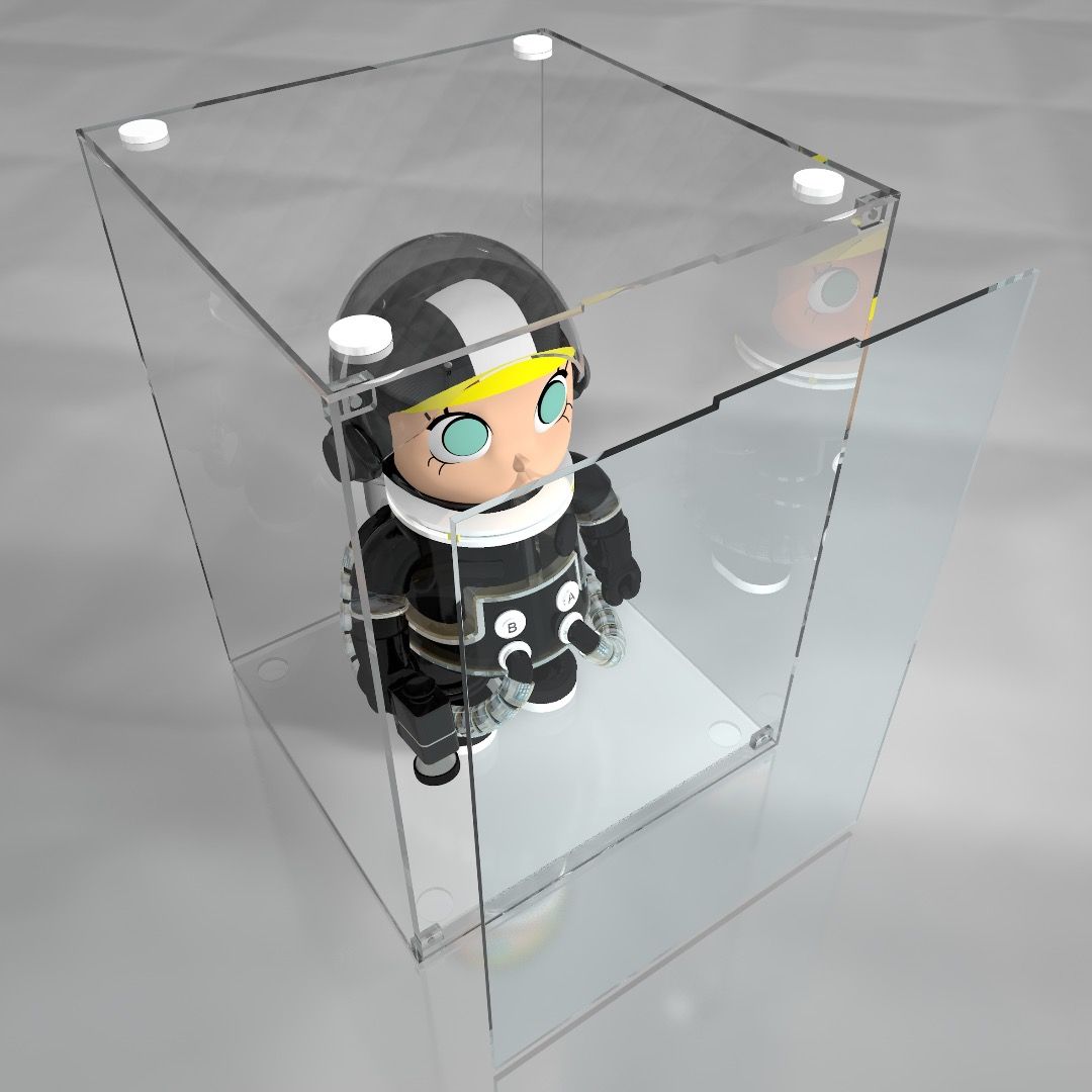 400% Molly Display Case (Type A3) (White), Hobbies & Toys, Toys & Games ...