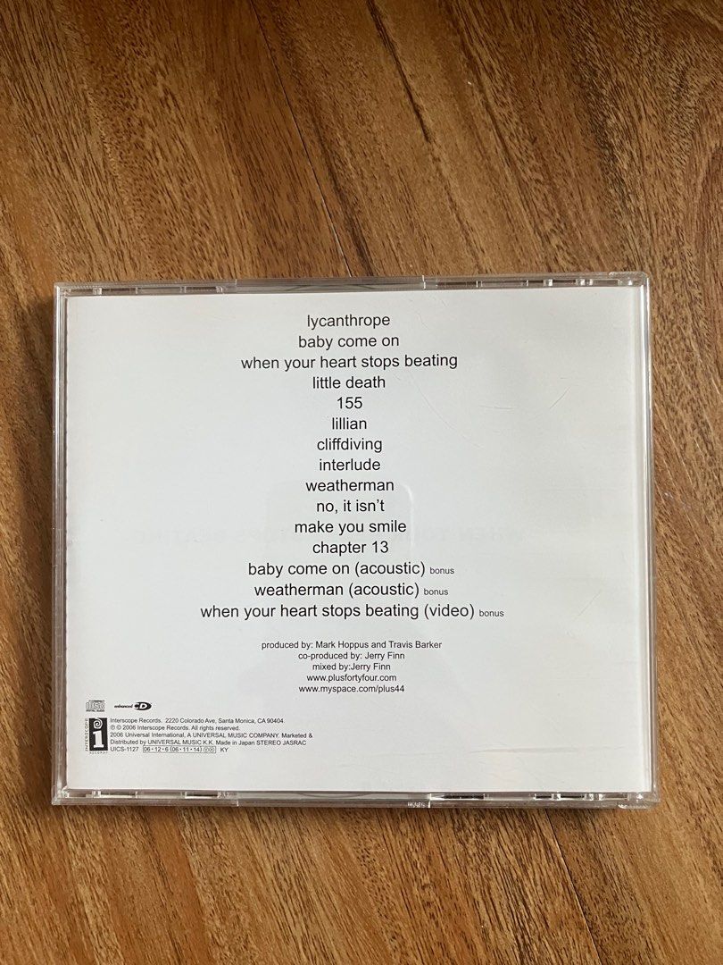 44 When Your Heart Stops Beating Hobbies And Toys Music And Media Cds