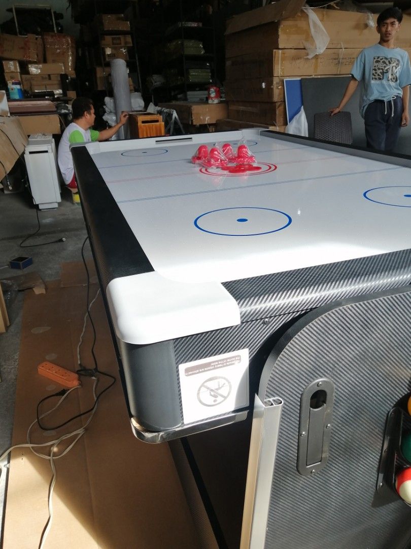 4 in 1 rotating table!!! Billiard, air hockey, table tennis, dining ...