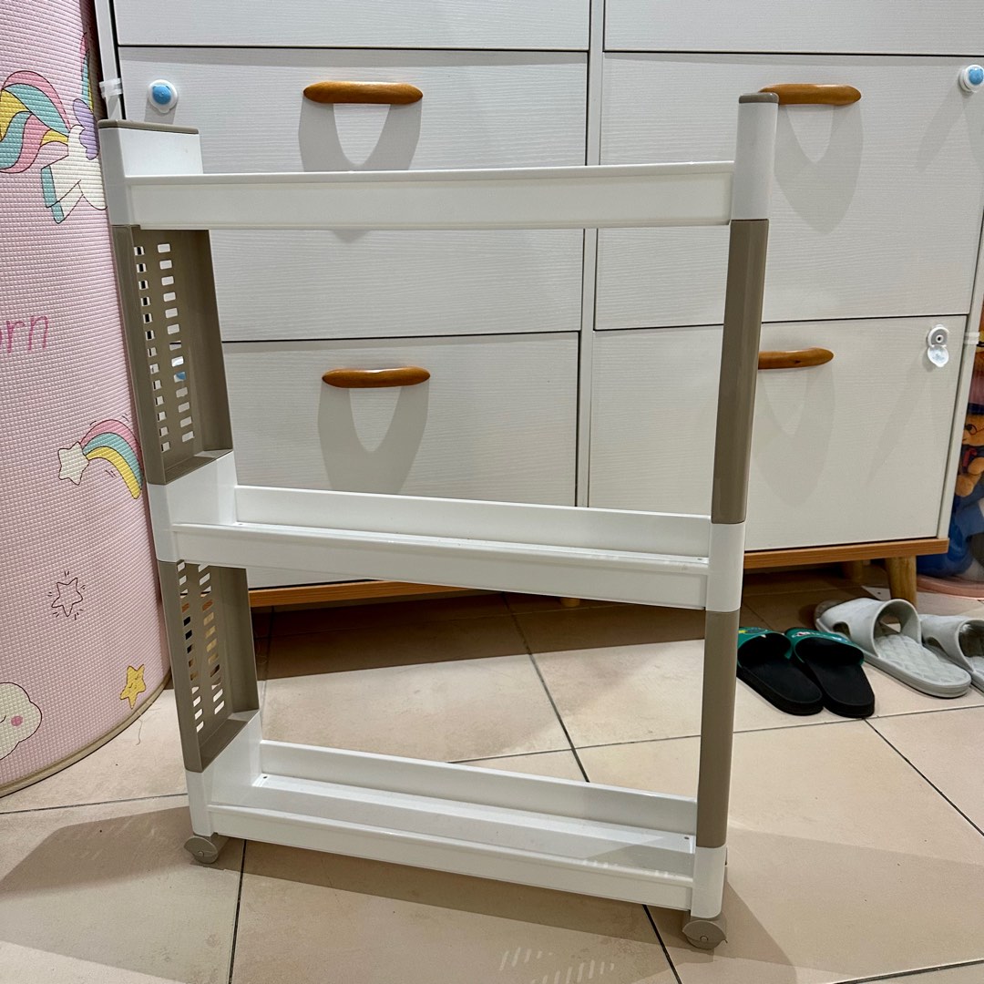 4 tier roller slim rack, Furniture & Home Living, Furniture, Shelves ...