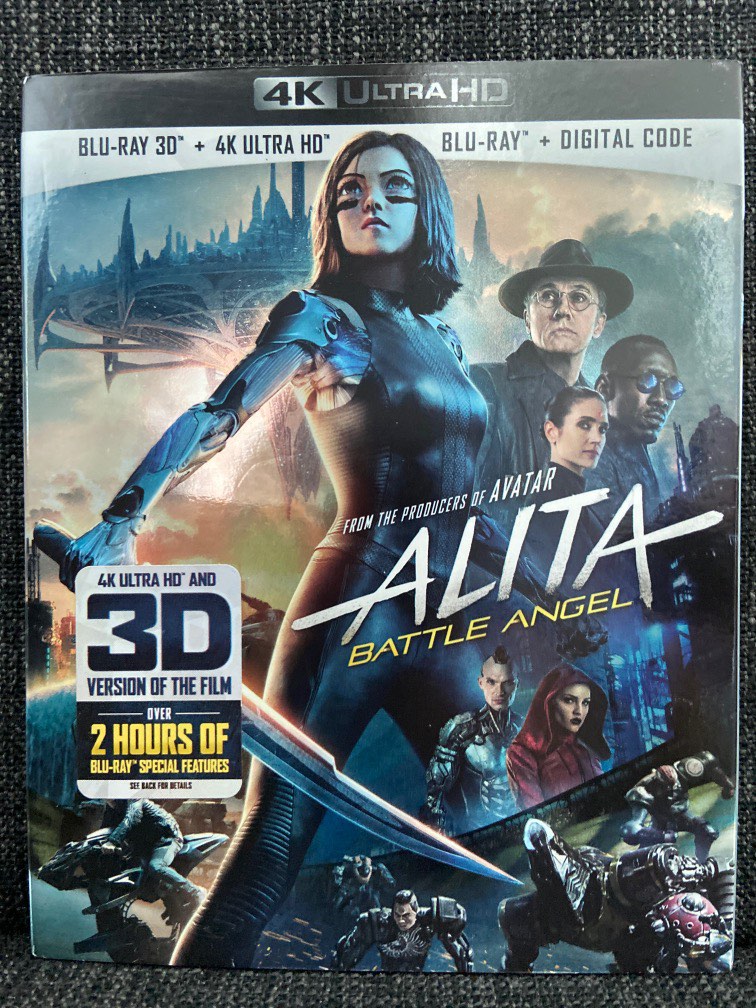 銃夢：戰鬥天使 藍光 Alita Battle Angel 4K UHD Ultra HD Blu Ray Blu-Ray Bluray ...