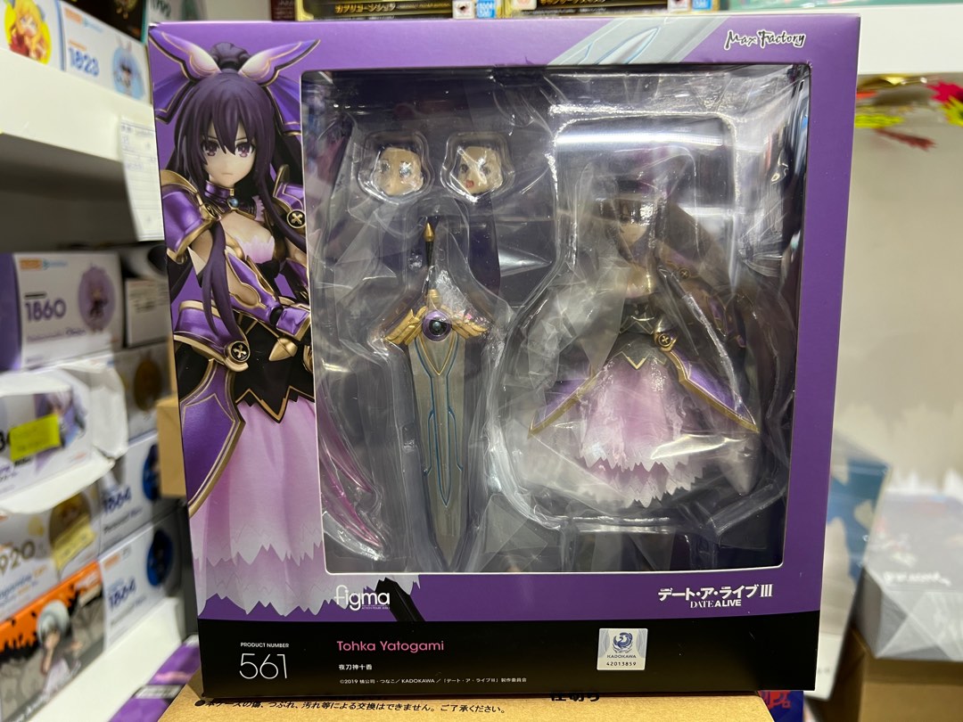 全新 Figma 561 約會大作戰 夜刀神十香, 興趣及遊戲, 玩具 & 遊戲類 - Carousell