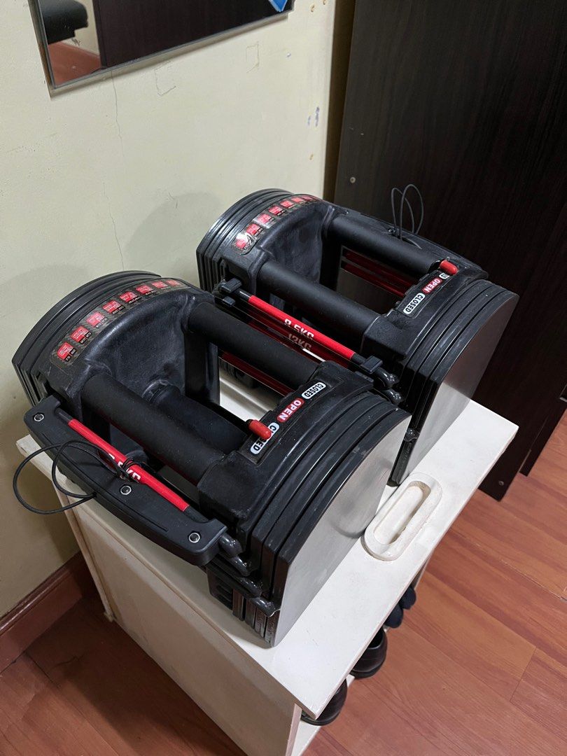 Adjustable Dumbbells up to 50lbs/ 22kg Powerblock (Block type B ...