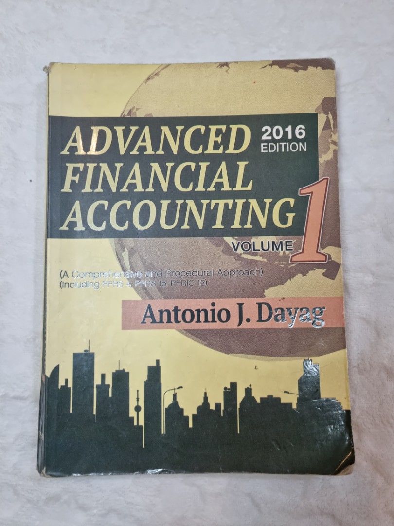 Advanced Financial Accounting Vol 1, Hobbies & Toys, Books & Magazines ...
