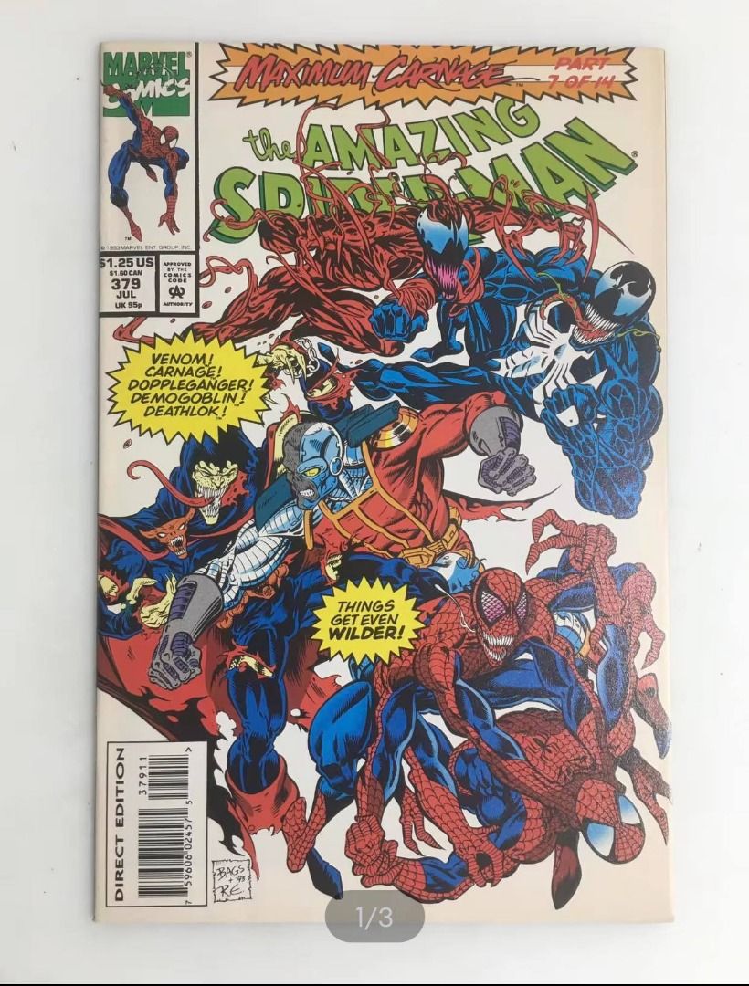 Amazing Spider- Man 379 Published Jul 1993 by Marve l Comic Book ...