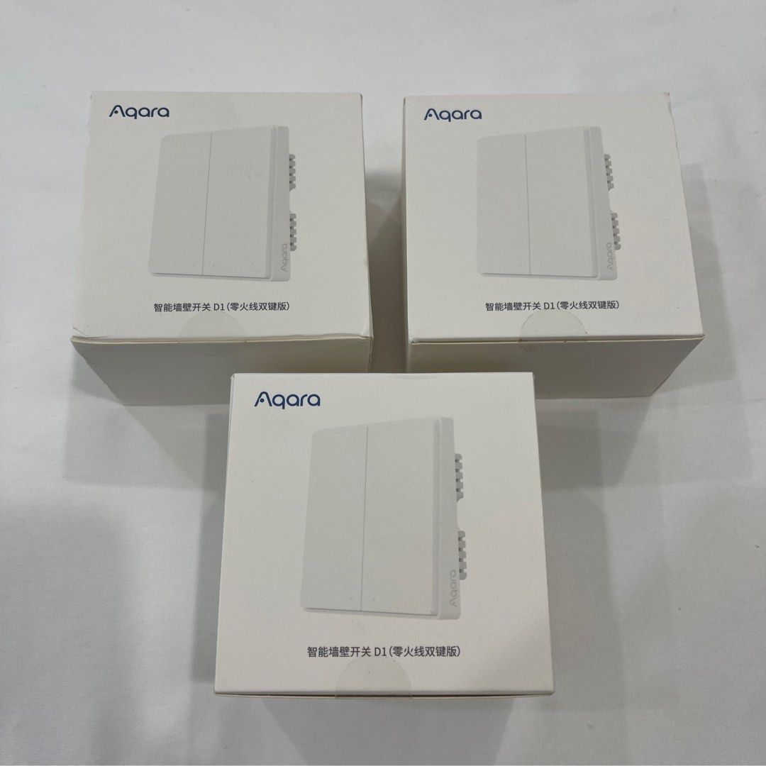 Aqara D1 Switch WITH Neutral (2-Gang), TV & Home Appliances, TV ...