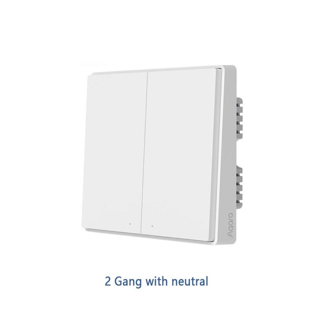 Aqara D1 Switch WITH Neutral (2-Gang), TV & Home Appliances, TV ...