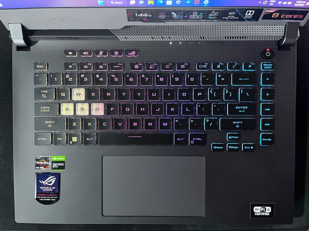 ASUS ROG STRIX 15.6" inch 144Hz Gaming Laptop Processor AMD Ryzen 7 ...