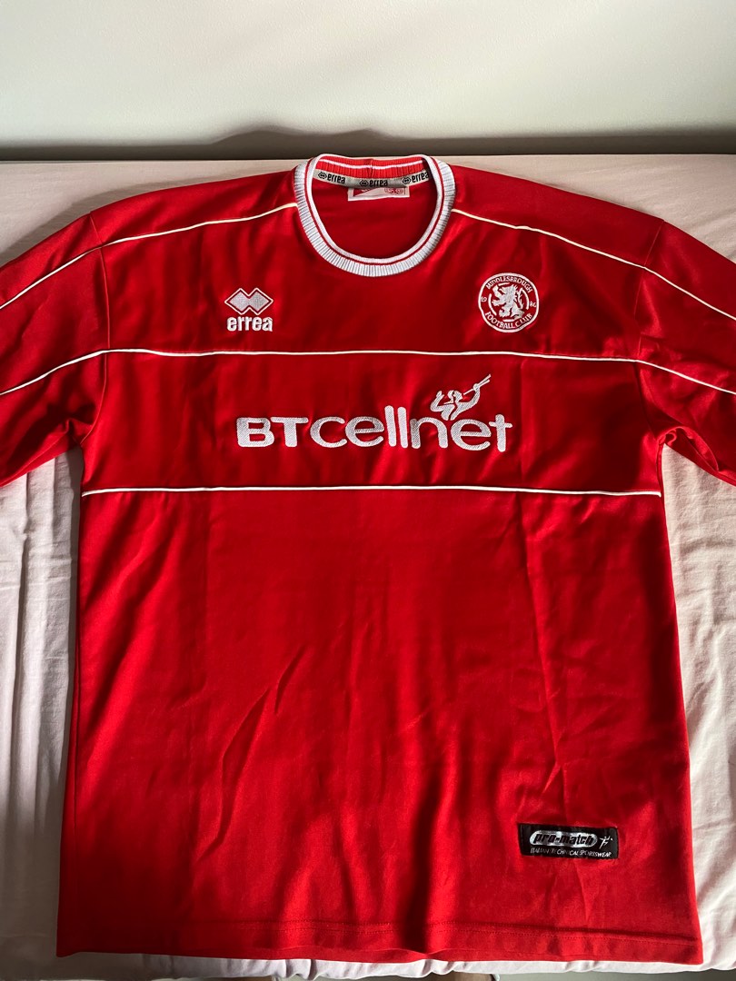 Middlesbrough F.C. 2001/2002 Home Jersey XL Authentic & Rare, Men's ...