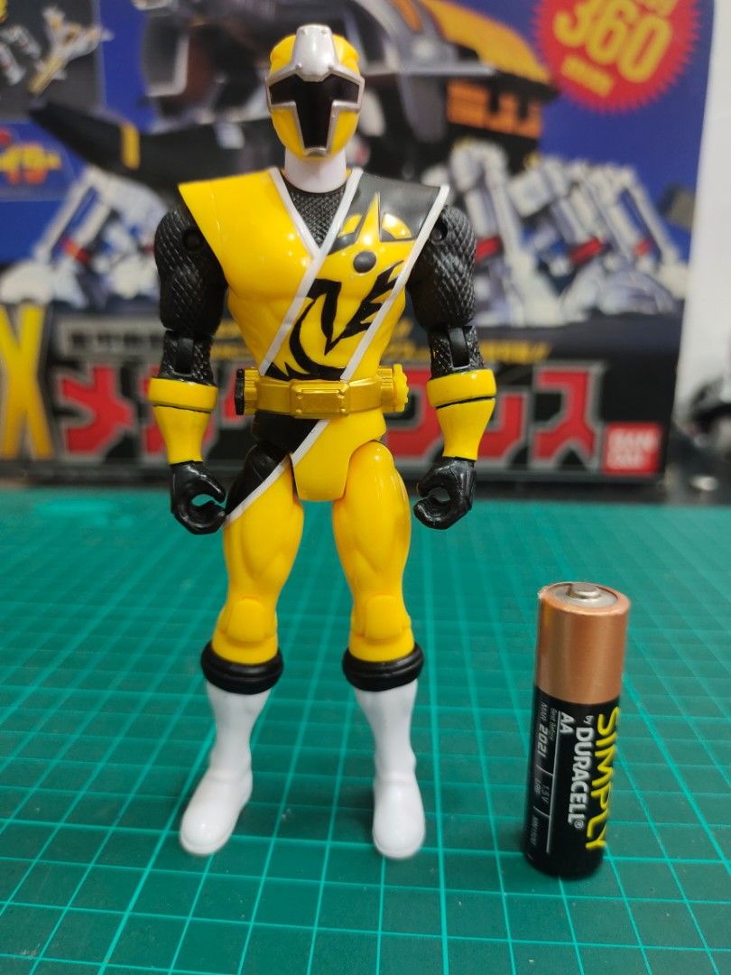 Bandai power rangers ninja steel yellow, Hobbies & Toys, Toys & Games ...