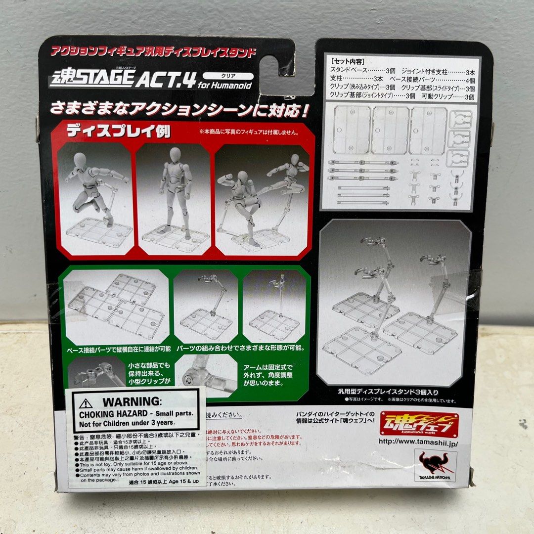 Bandai Tamashii Stage ACT.4 for Humanoid Clear, Hobbies & Toys, Toys ...