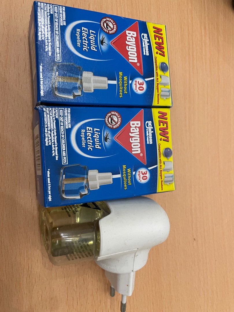 Baygon electrical repellent and refill, Health & Nutrition, Insect ...