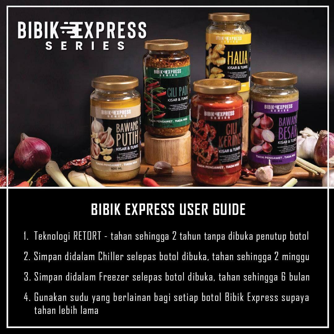 Bibik Express Ready Cooked Paste, Food & Drinks, Packaged & Instant ...