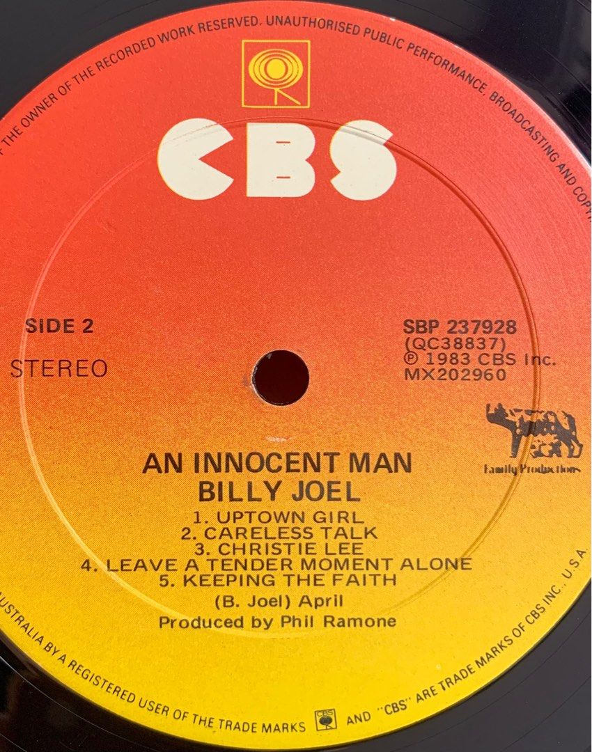 Billy Joel Collection - Vinyl Record LP, Hobbies & Toys, Music & Media ...