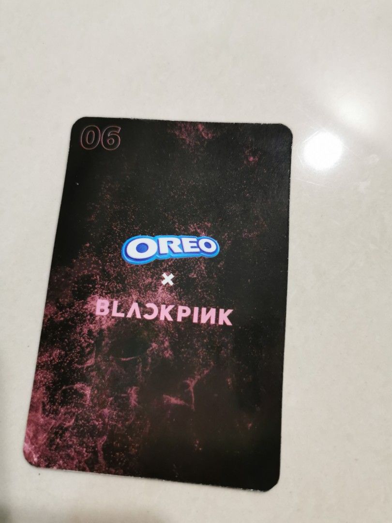Blackpink Jisoo X Oreo Card, Hobbies & Toys, Memorabilia & Collectibles ...